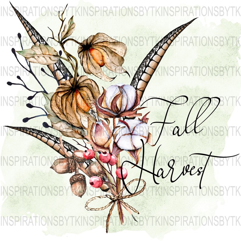 Fall Harvest Design Printable Artwork Sublimation Download - Etsy