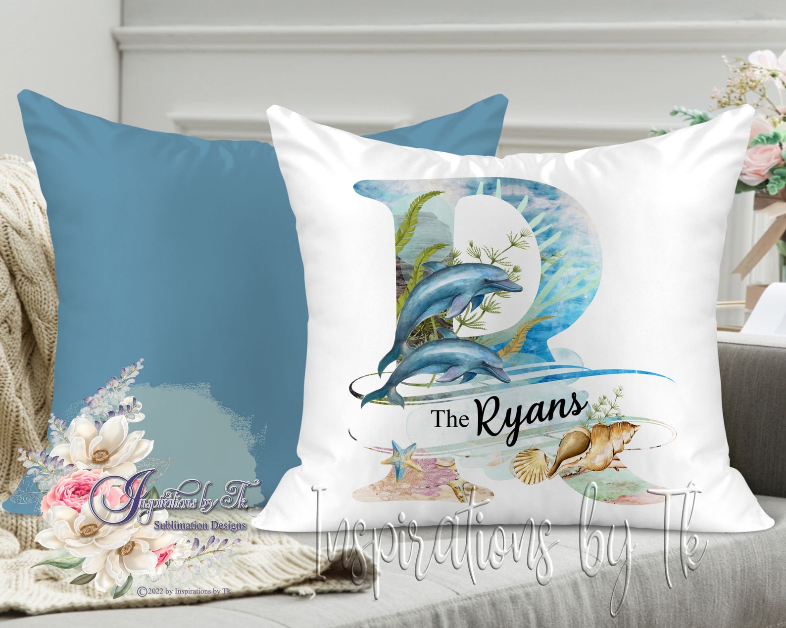 Letter R Dolphin Beach Design Alphabet Beach Design Ocean - Etsy