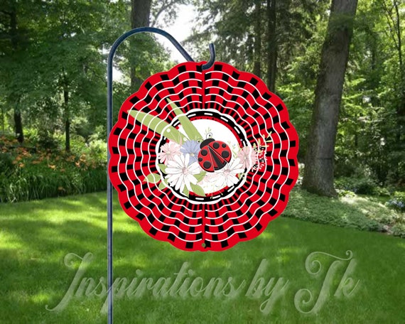 Ladybug 6 Spinner Design Whimsical Design Spring | Etsy