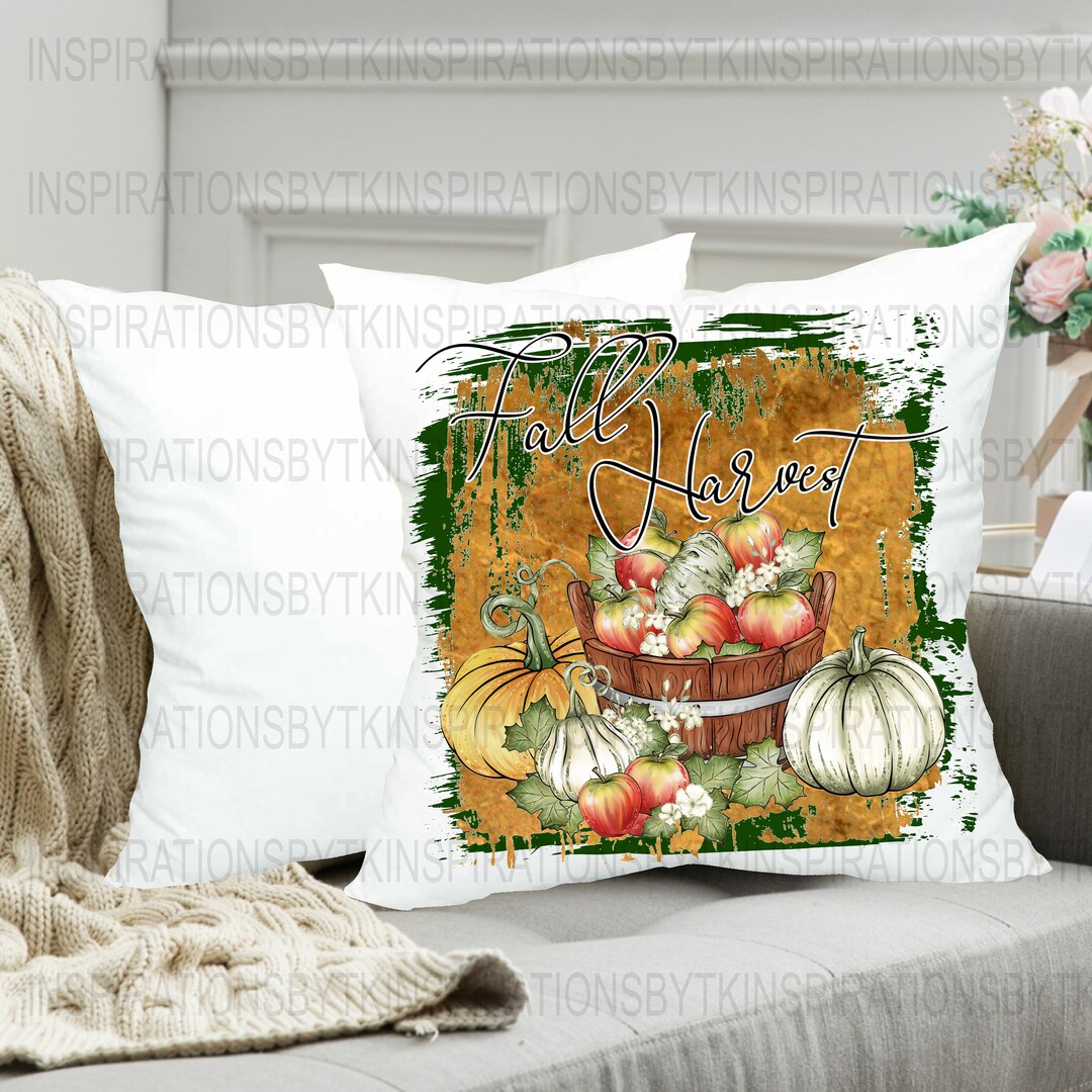 Fall Harvest Design , Fall Design, Pumpkins and Apples, Printable ...