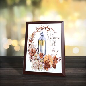 Rustic Welcome Fall Design, 13 X 13 Fall Design, Autumn Thanksgiving ...