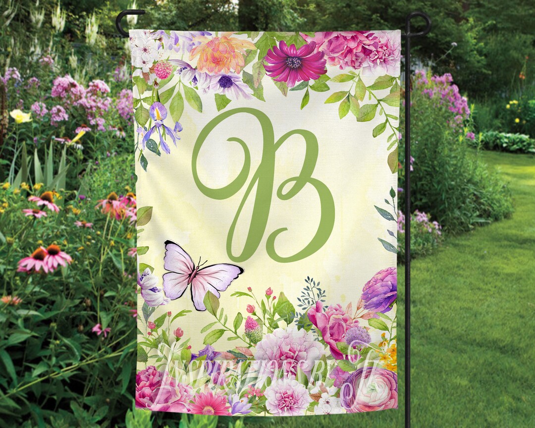 Spring Floral 1 Garden Flag Design, Bright Design, Floral Flag, Spring ...