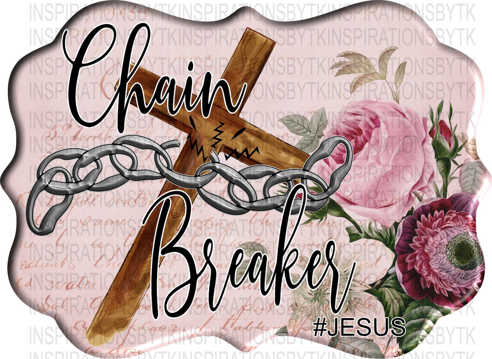 Chain Breaker With Cross jesus Christian Religious - Etsy