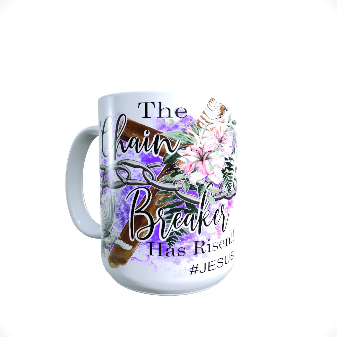 The Chain Breaker Has Risen Cross jesus Christian - Etsy