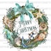 Sea Shell Wreath Merry Christmas Design, Beach Merry Christmas, Great ...