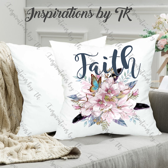 Faith Beautiful Floral Design Printable Artwork Sublimation | Etsy