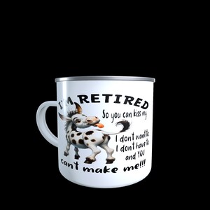 Donkey, I'm Retired I Don't Want to You Can't Make Me! Whimsical ...