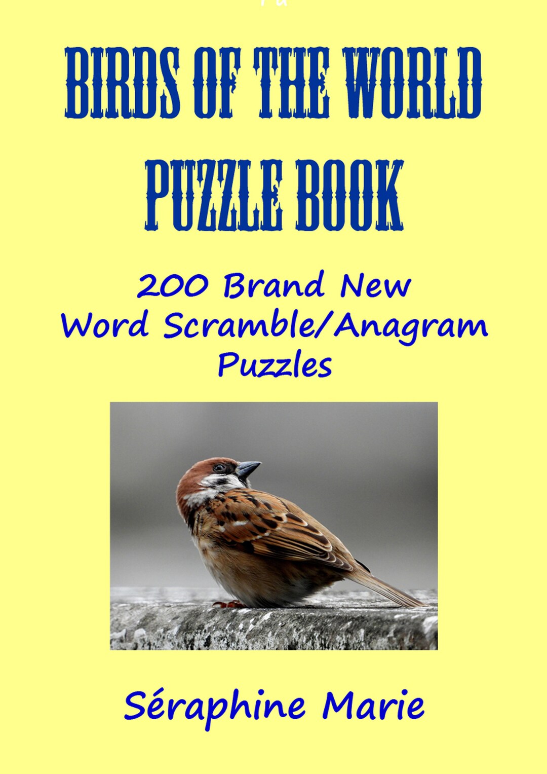 Birds of the World Word Scramble/anagrams Puzzle Book - Etsy