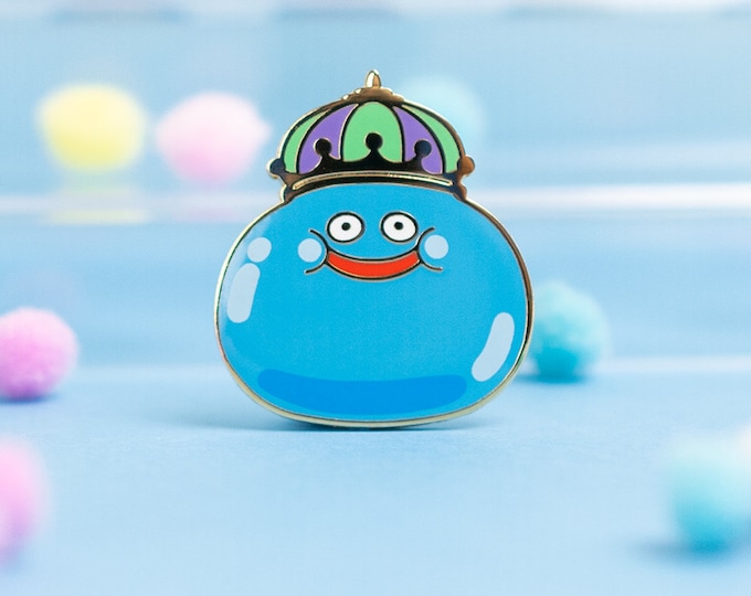 Happy King Slime Hard Enamel Pin - Etsy