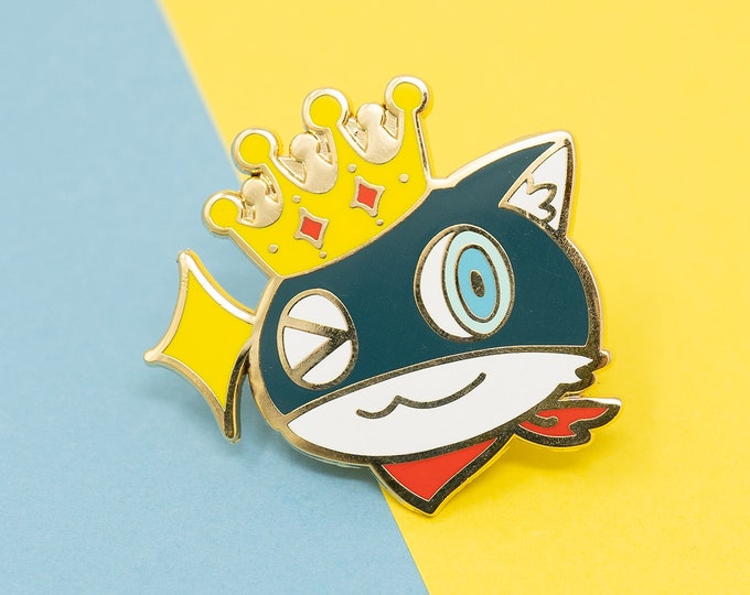 Phantom Thief Morgana mona Enamel Pin - Etsy