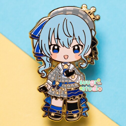 Hololive Vtuber Hoshimachi Suisei Fan-made Acrylic Standee - Etsy