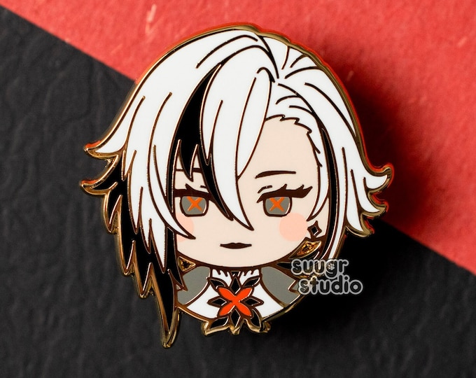 Genshin Impact Arlecchino the Knave Fontaine Hard Enamel Pin, Father's ...