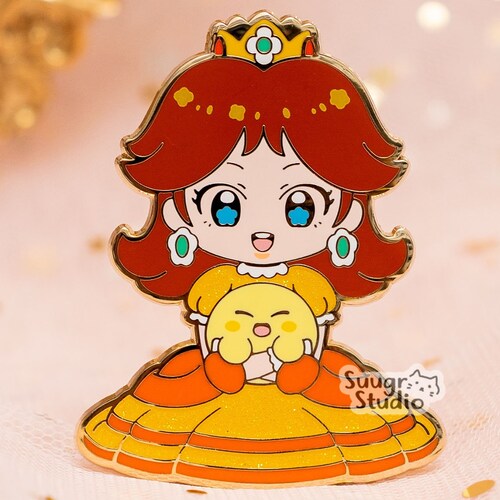 Princess X Poyo boosette Hard Enamel Pin - Etsy