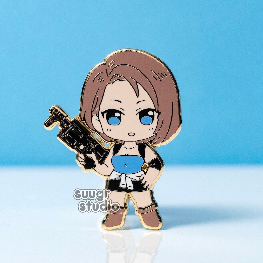 RE Jill Valentine Hard Enamel Pin - Etsy