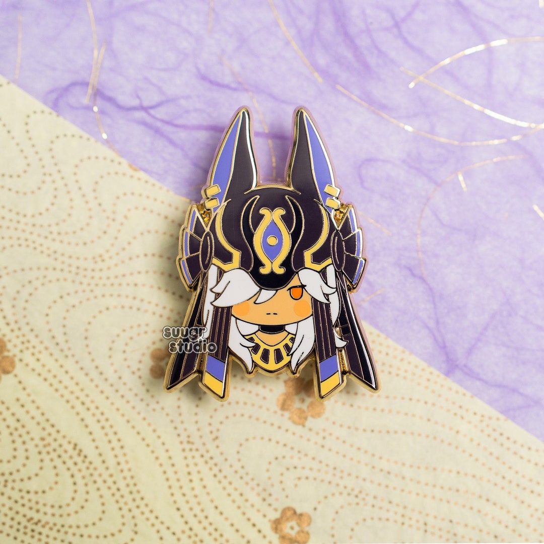 Genshin Impact Sumeru Cyno Hard Enamel Pin - Etsy