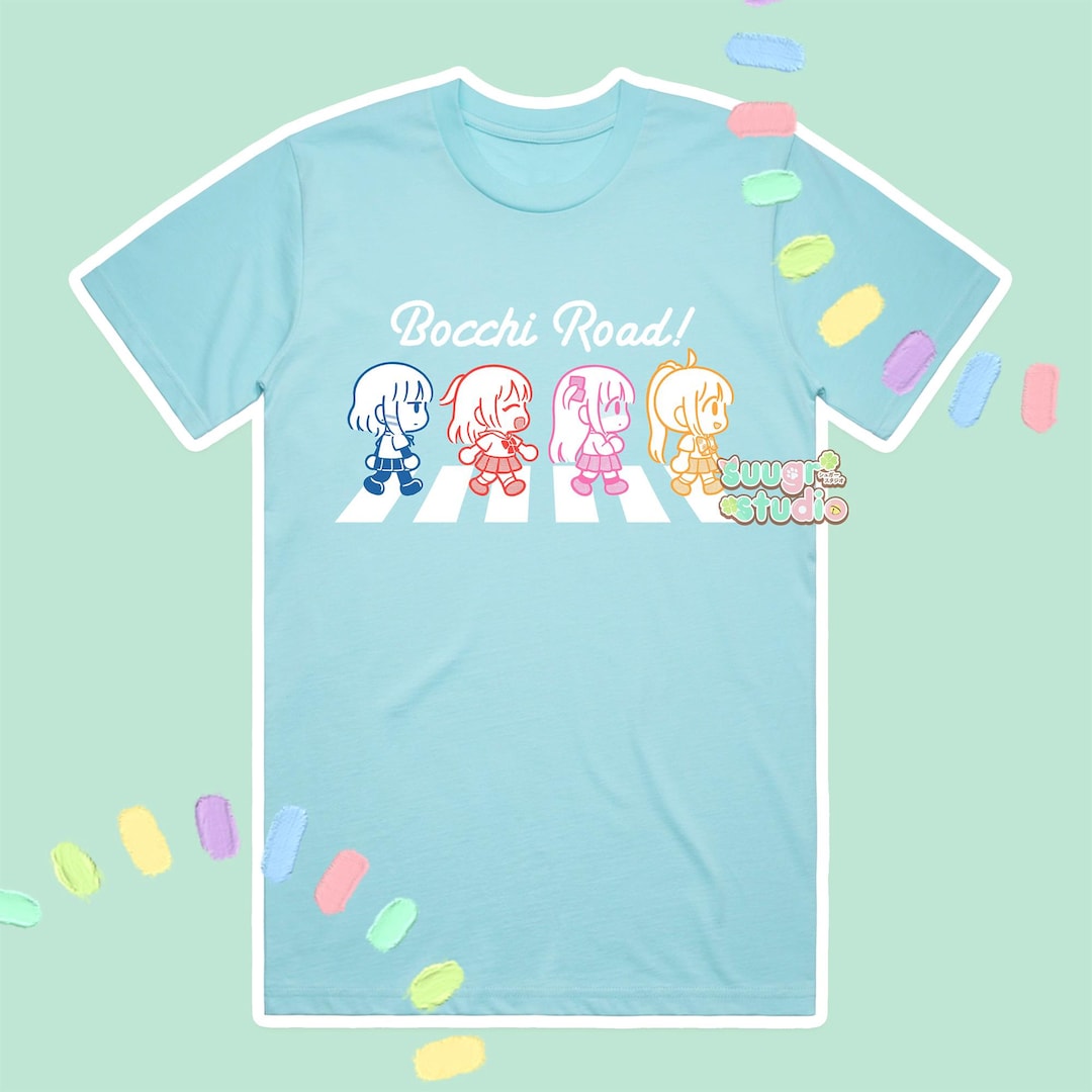 Bocchi the Rock "bocchi Road!" T-shirt, Fan Merch - Etsy
