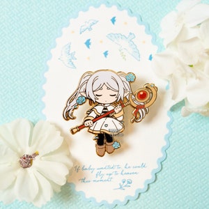 BACKORDER - Frieren the Mage Hard Enamel Pin - Etsy