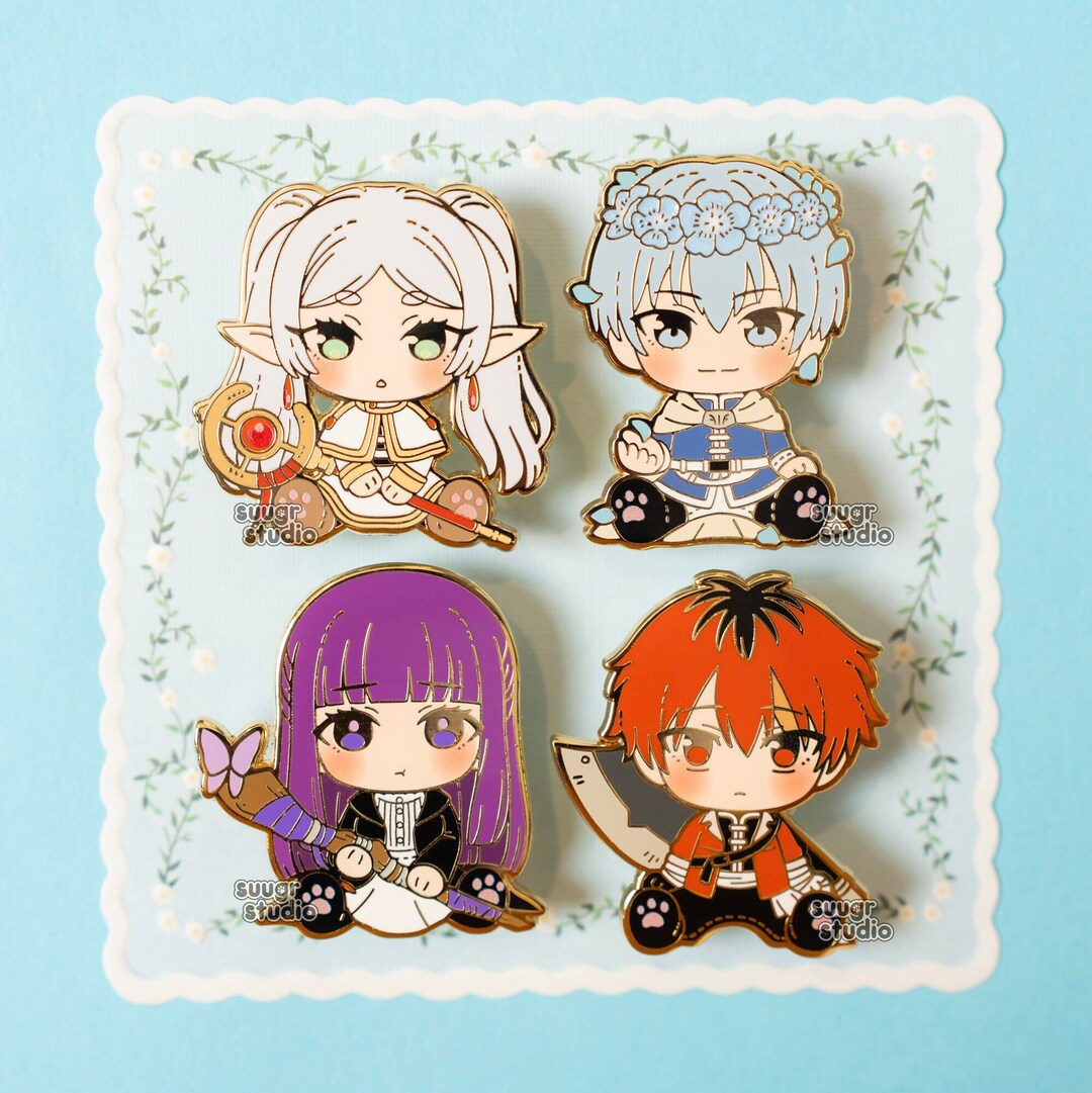 Frieren Himmel Fern Stark Plush Hard Enamel Pin - Etsy