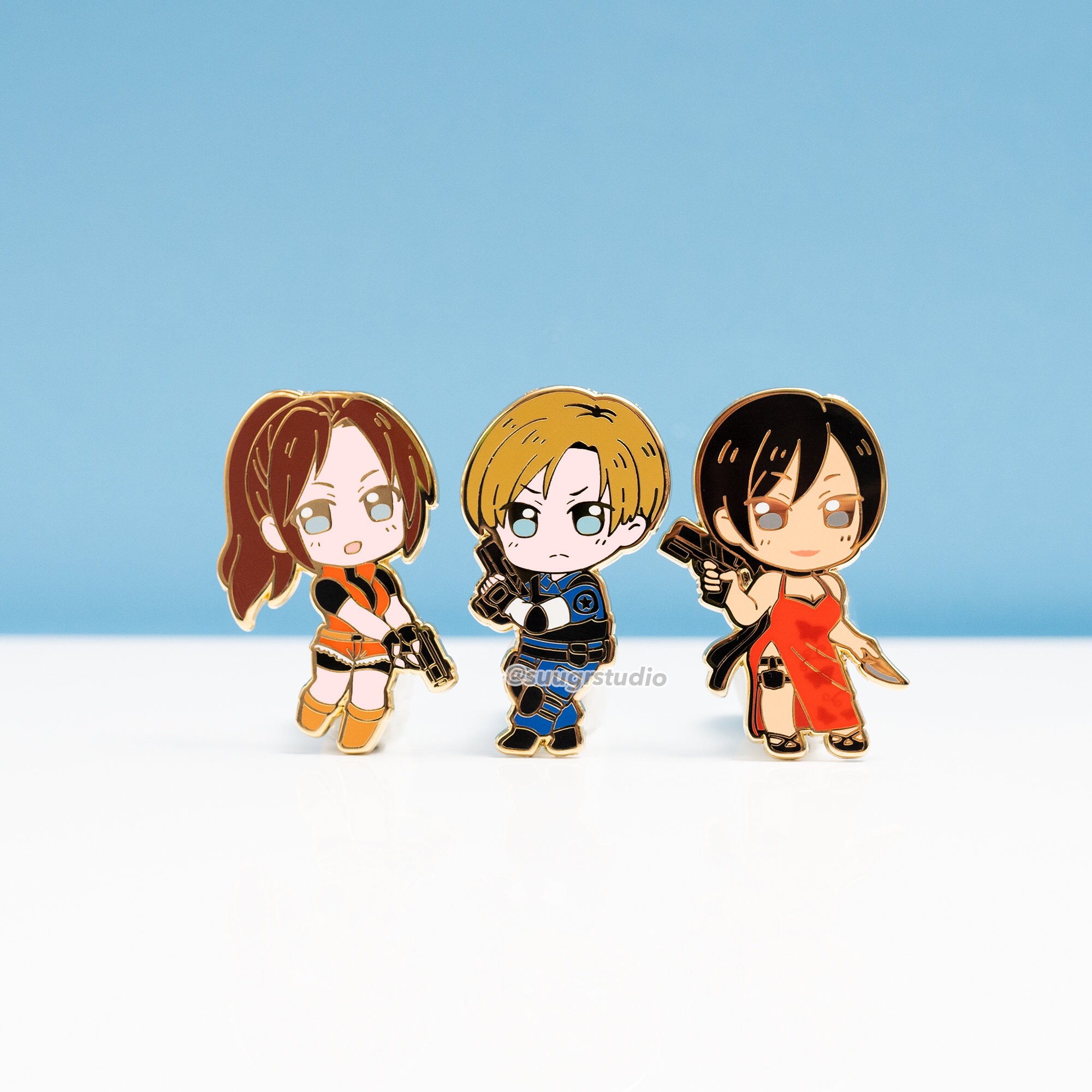 RE Leon Kennedy Hard Enamel Pin - Etsy