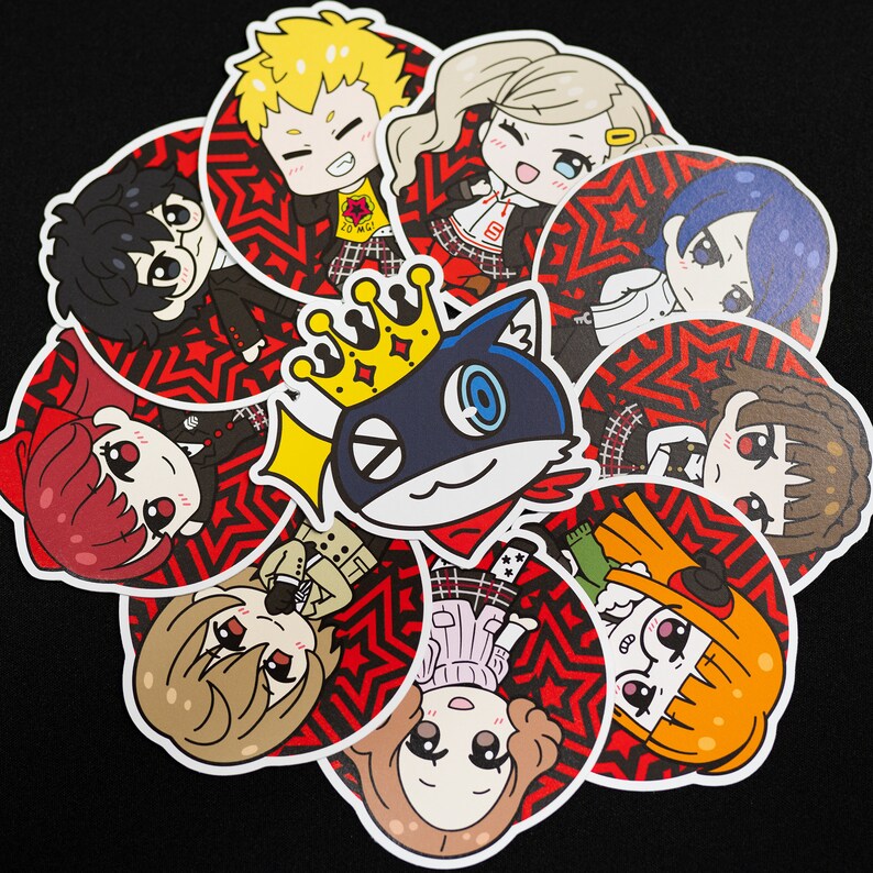 Royal Phantom Thieves Eco Paper Die-cut Stickers - Etsy