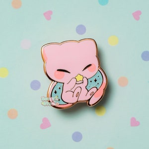 Playful Mew Hard Enamel Pins - Etsy