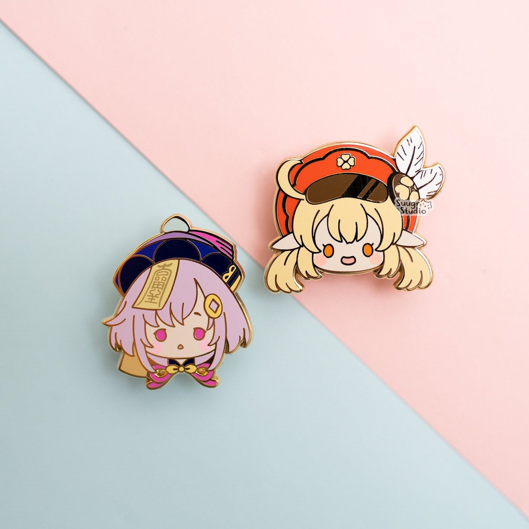Genshin Impact Klee & Qiqi Hard Enamel Pin - Etsy