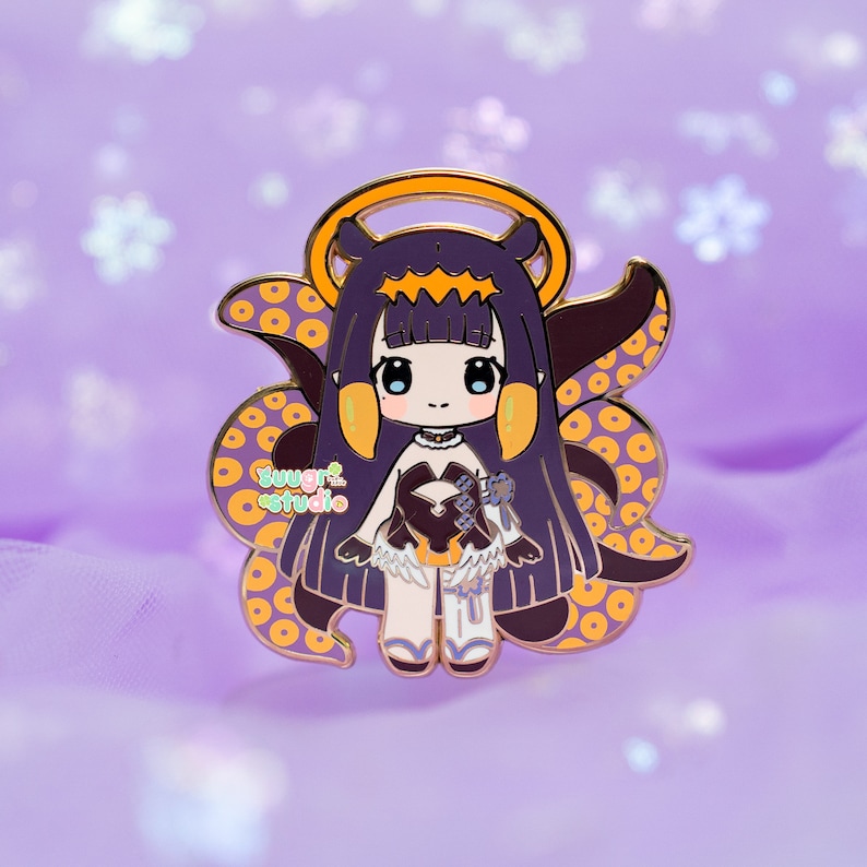 Hololive Vtuber Ninomae Ina'nis Enamel Pin Fan Merch - Etsy
