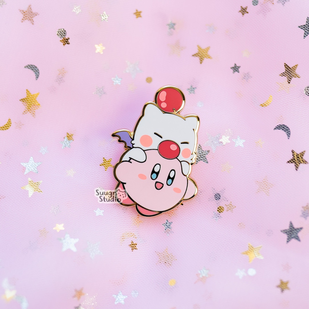 FF Moogle & Poyo Hard Enamel Pin - Etsy