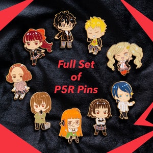 Full Set of Persona 5 Phantom Thief Enamel Pins - Etsy