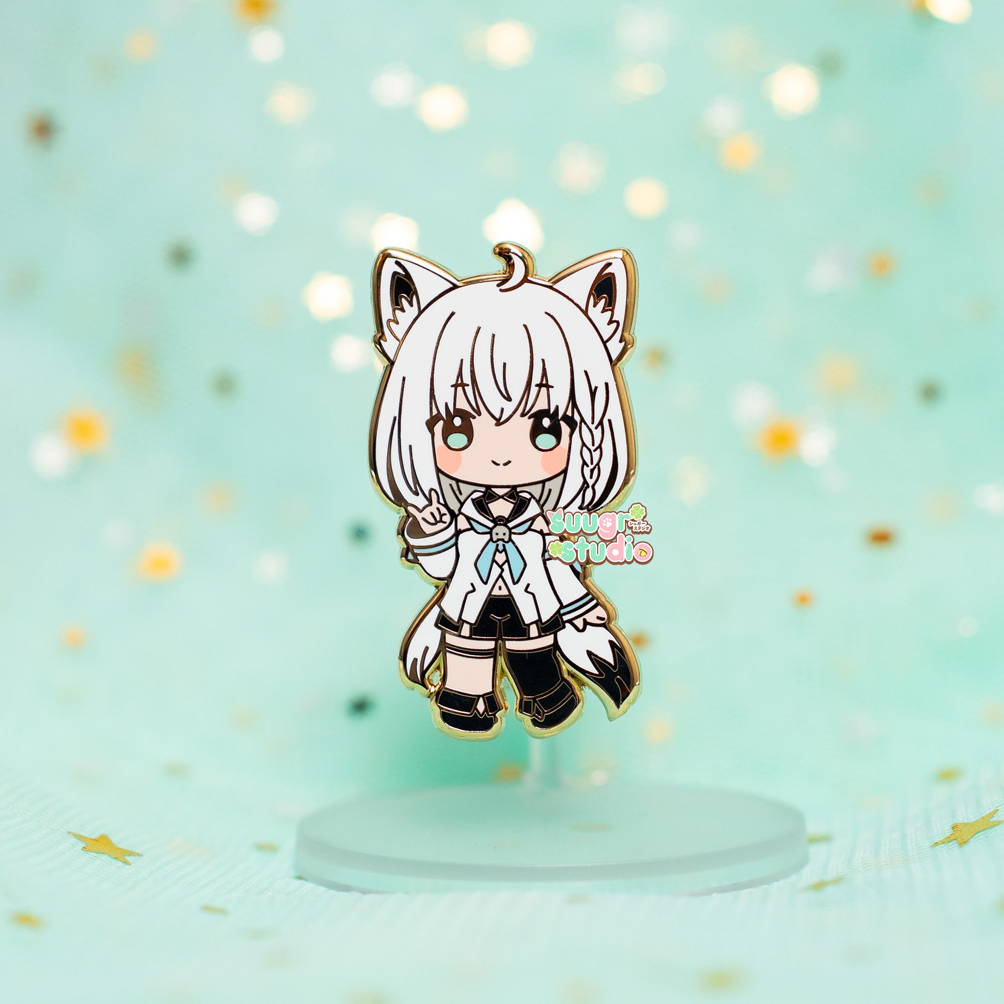 Hololive Vtuber Shirakami Fubuki Enamel Pin Fan Merch Gift - Etsy