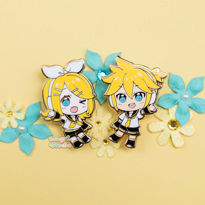 Virtual Vocalist Len Hard Enamel Pin Valentine's Day Gift - Etsy
