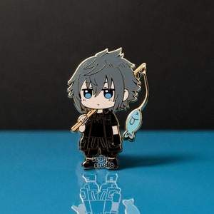 FF15 Noctis Prompto Ignis Gladiolus Hard Enamel Pin - Etsy