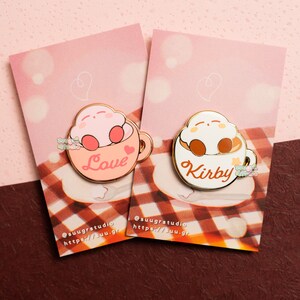Latte Cup Poyo Hard Enamel Pins - Etsy