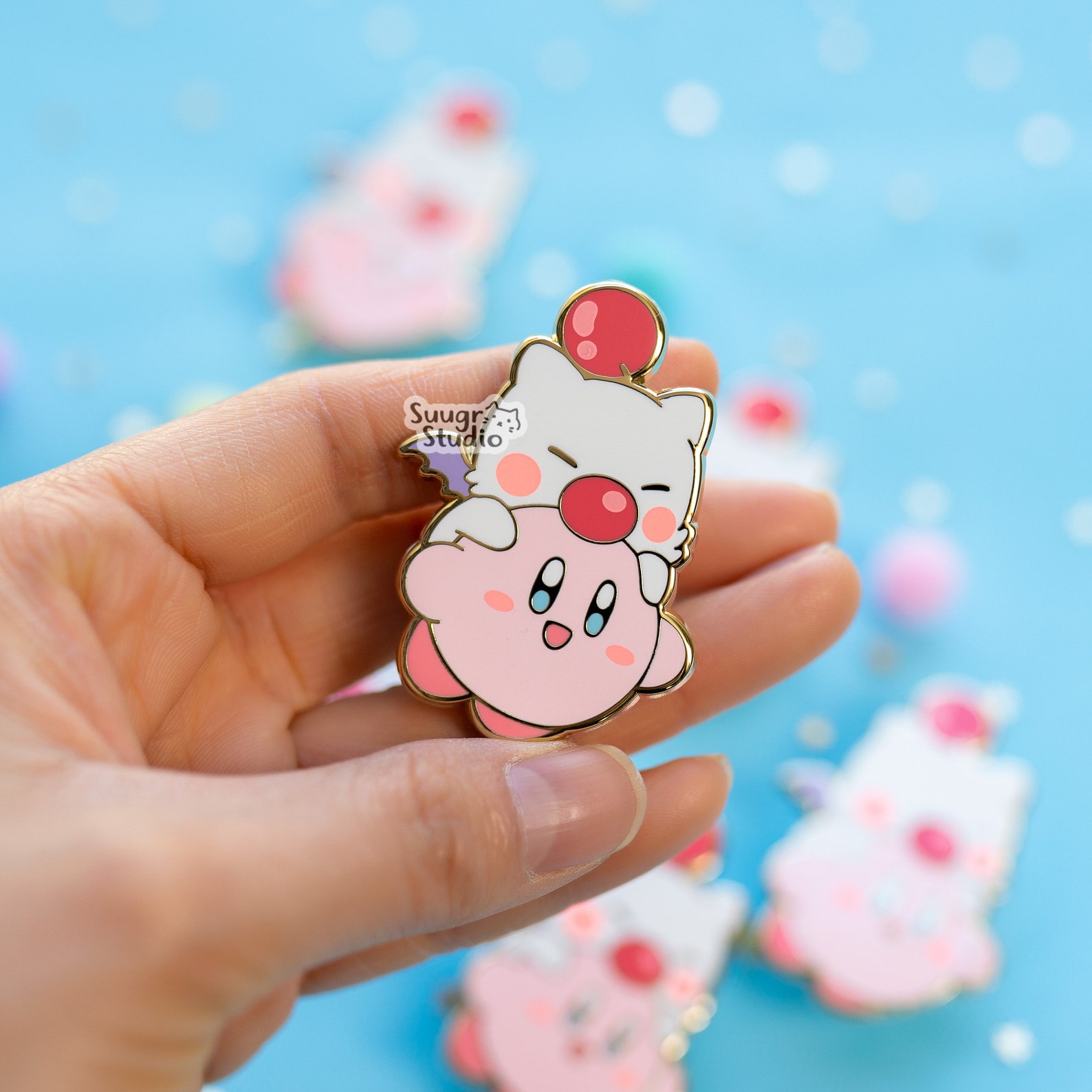 FF Moogle & Poyo Hard Enamel Pin - Etsy