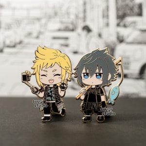 FF15 Noctis Prompto Ignis Gladiolus Hard Enamel Pin - Etsy