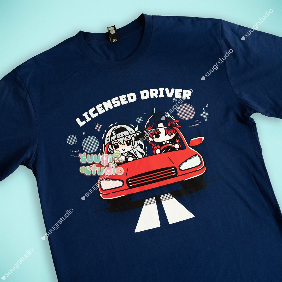 Honkai Star Rail T-shirt - Firefly and Blade "licensed Driver" HSR Fan ...