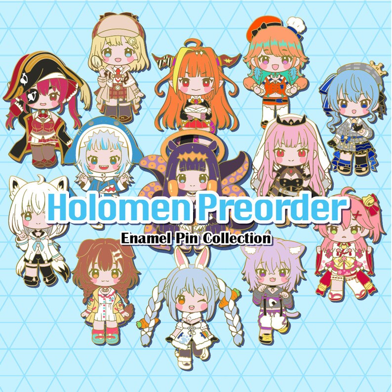 Hololive Vtuber Ninomae Ina'nis Enamel Pin Fan Merch - Etsy