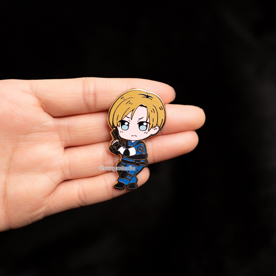 RE Leon Kennedy Hard Enamel Pin - Etsy