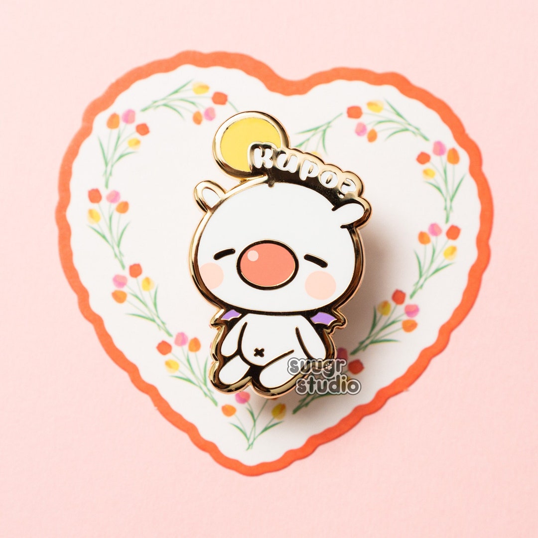 Derpy Moogle Kupo Hard Enamel Pin - Etsy