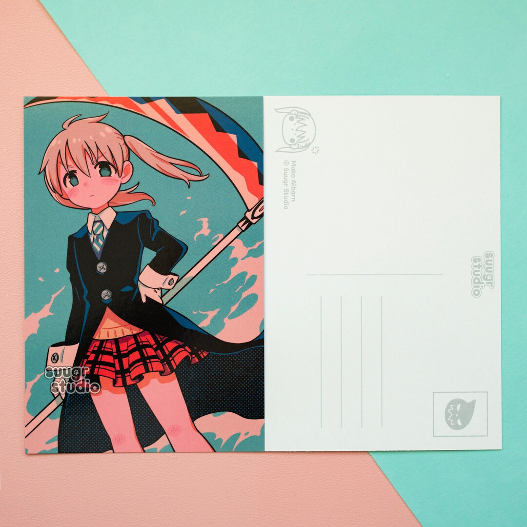 Two-star Meister Maka Postcards/mini Prints, Valentine's Day Gift - Etsy