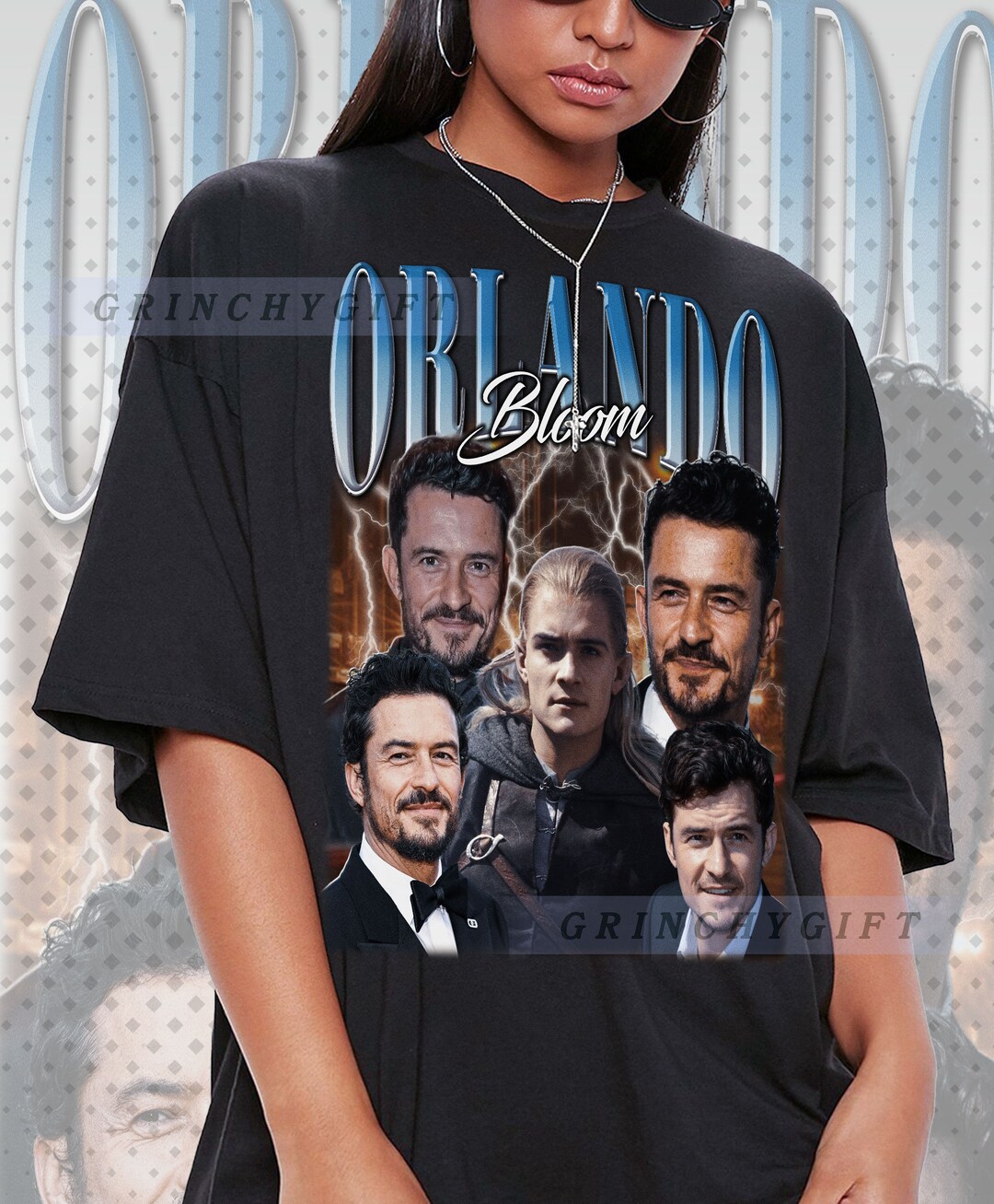 Retro Orlando Bloom Merch Vintage Bootleg Inspired Tee Shirt, Graphic ...
