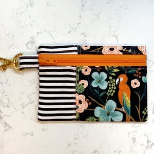 Jojo Pouch PDF Pattern - DIY Zippered Coin Purse With Keychain Clip ...