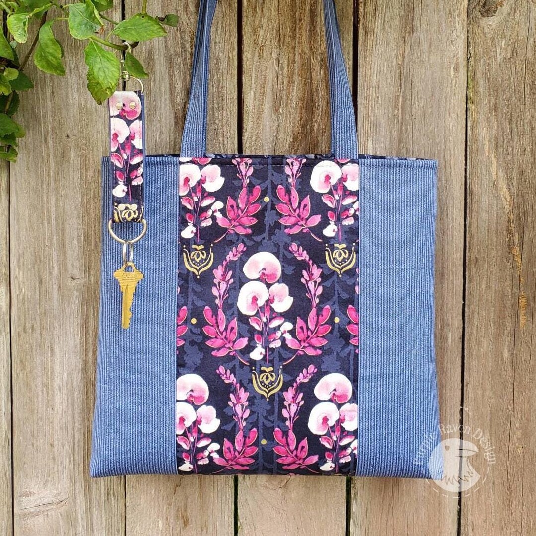 Josette Book Bag PDF Pattern - DIY Tote Bag - Easy Sewing Project ...