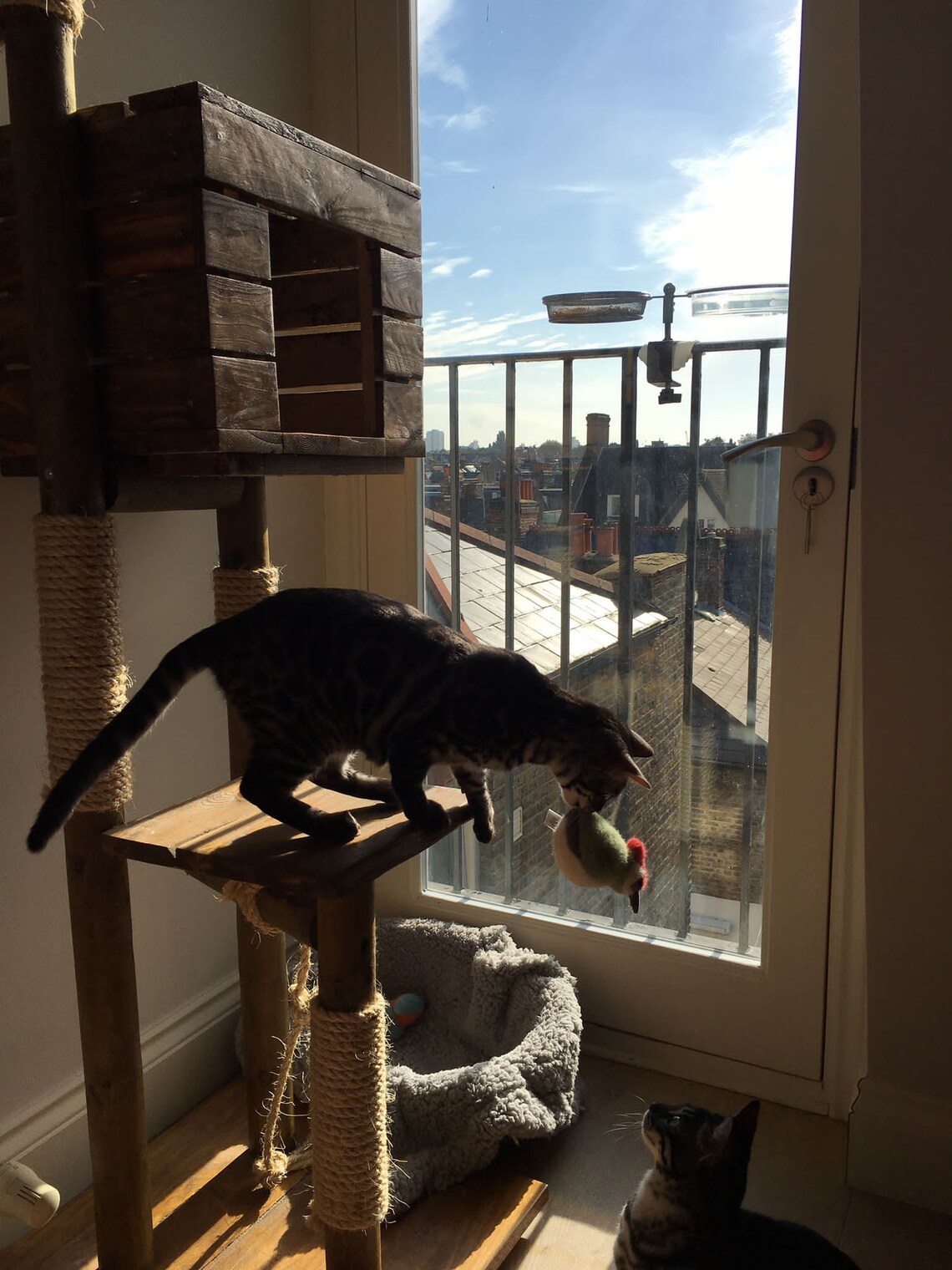 Pallet Wood Cat Tree - Etsy UK