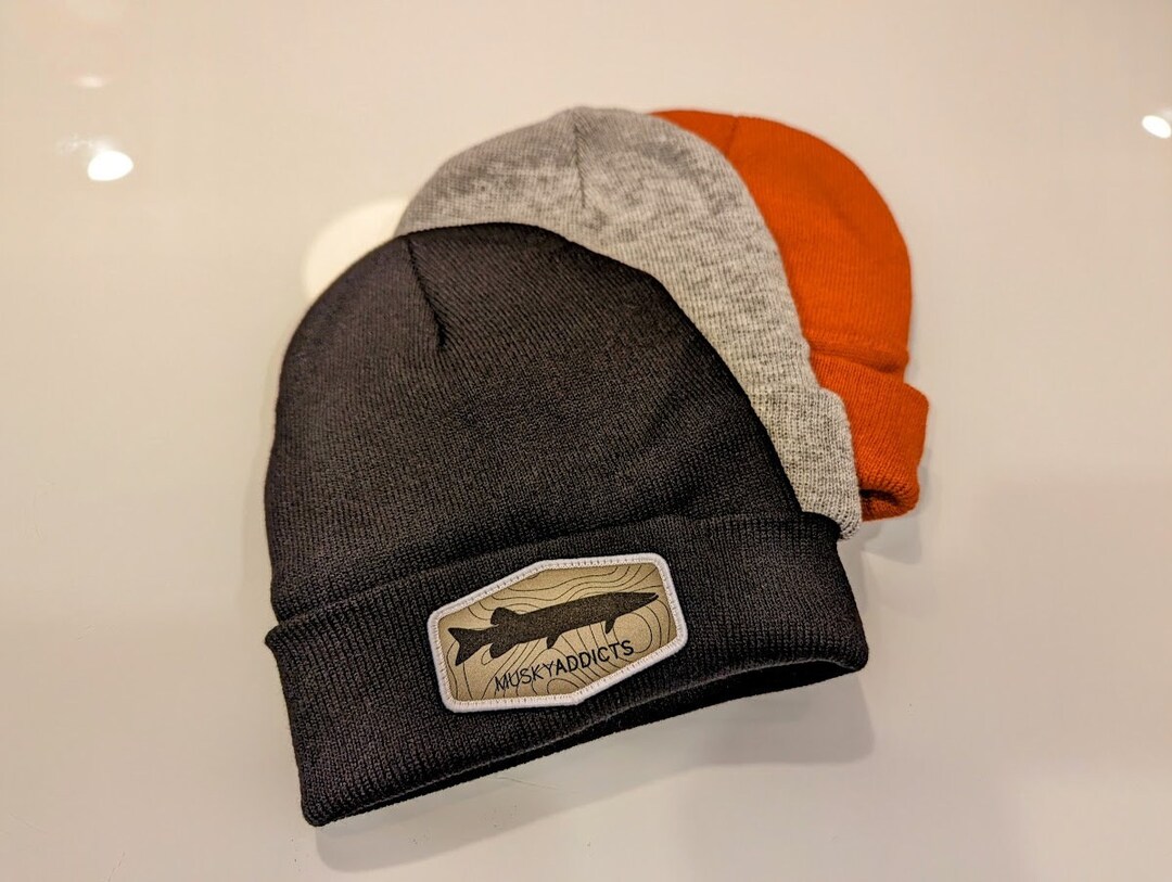 Musky Addicts Patch Beanie - Etsy