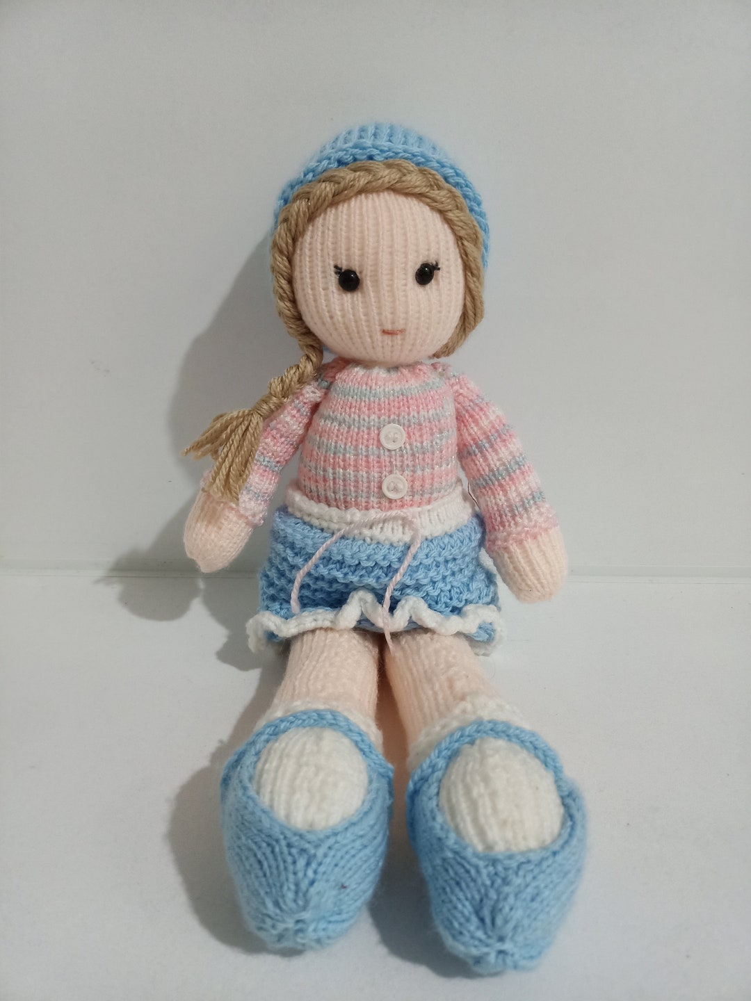 Loom Knitting Doll Pattern - Etsy
