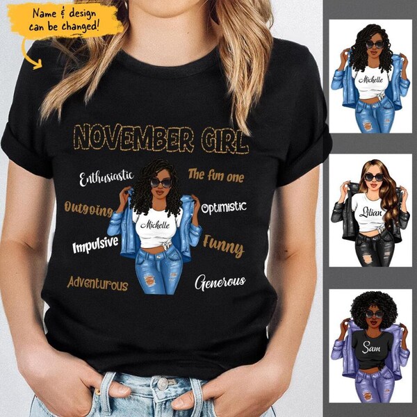 November Birthday Shirt - Etsy