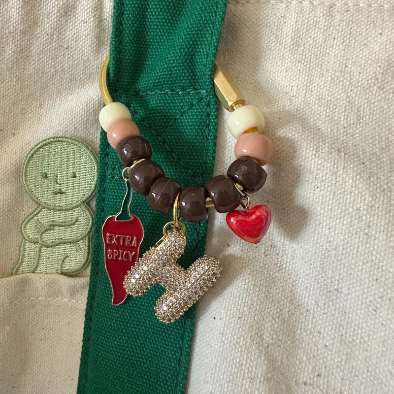 Handbag Initial Charms - Etsy