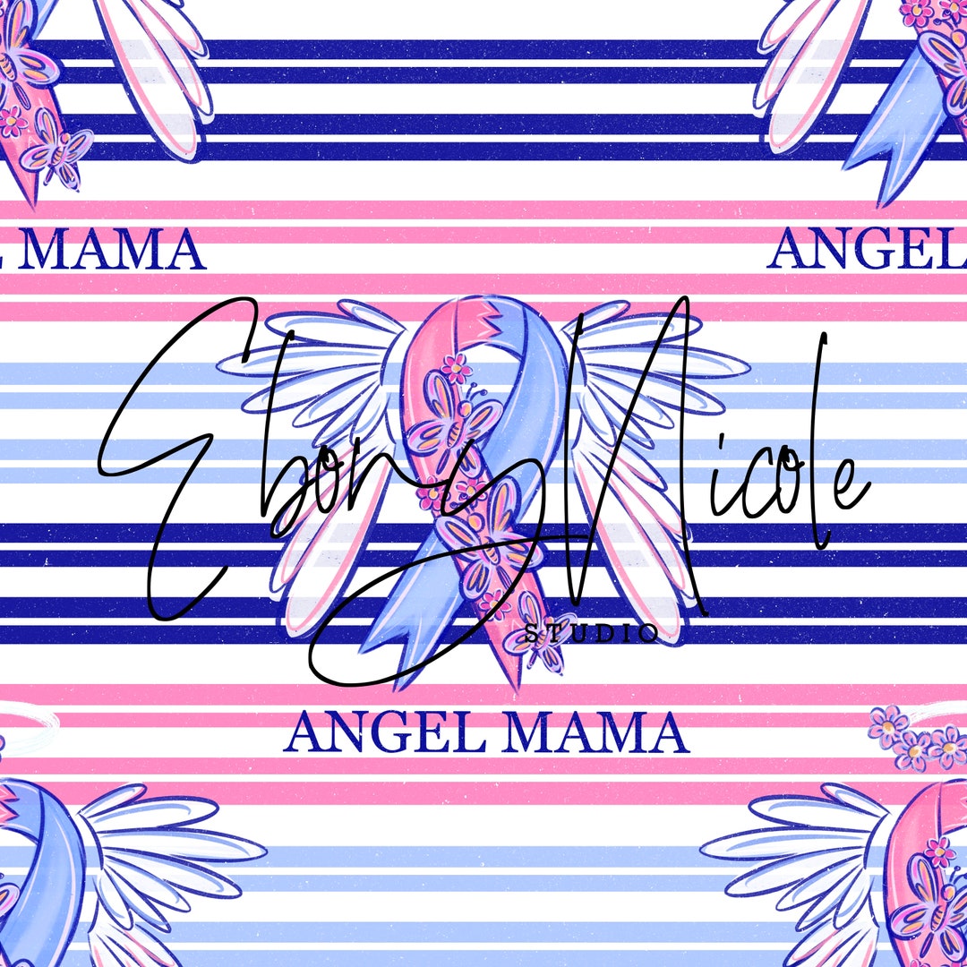 Angel Mama Seamless Pattern, Angel Baby Pattern , Baby Girl Angel, Baby ...