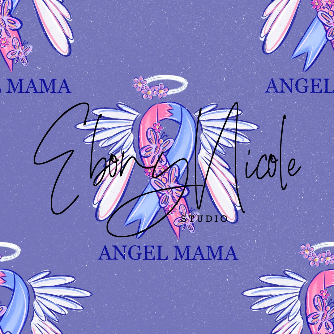 Angel Mama Seamless Pattern, Angel Baby Pattern , Baby Girl Angel, Baby ...